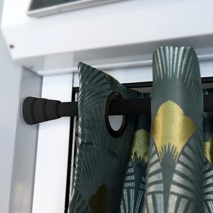 Tringle à rideau fixation par pression extensible sans perçage sans ...