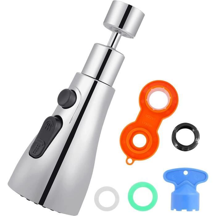 Douchette de Robinet Cuisine Peut Pivoter de 360 °, Embout Robinet ...
