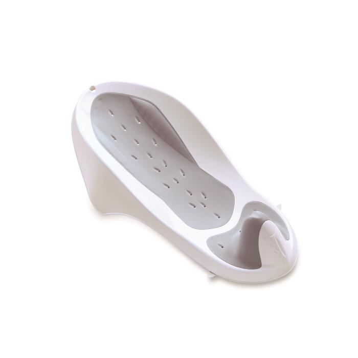 Transat de bain BÉBÉ ANGEL - Ergonomique - Gris - 0 à 6 mois ...