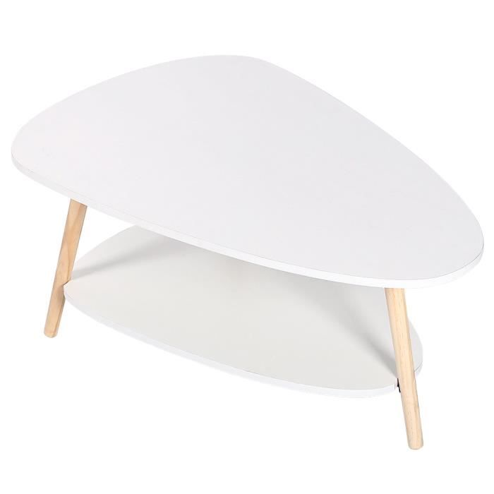 Table basse simple et élégante au look moderne - Plateau facile à ...