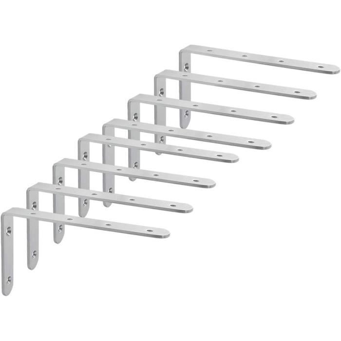 Équerres Étagère De Fixation Murale Console Emboutie Support D'Angle ...