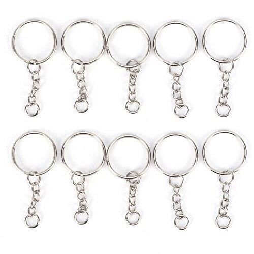 100pcs 25mm Key Ring Chain For Dog Tag ID Dogs Tag Connectors For ...