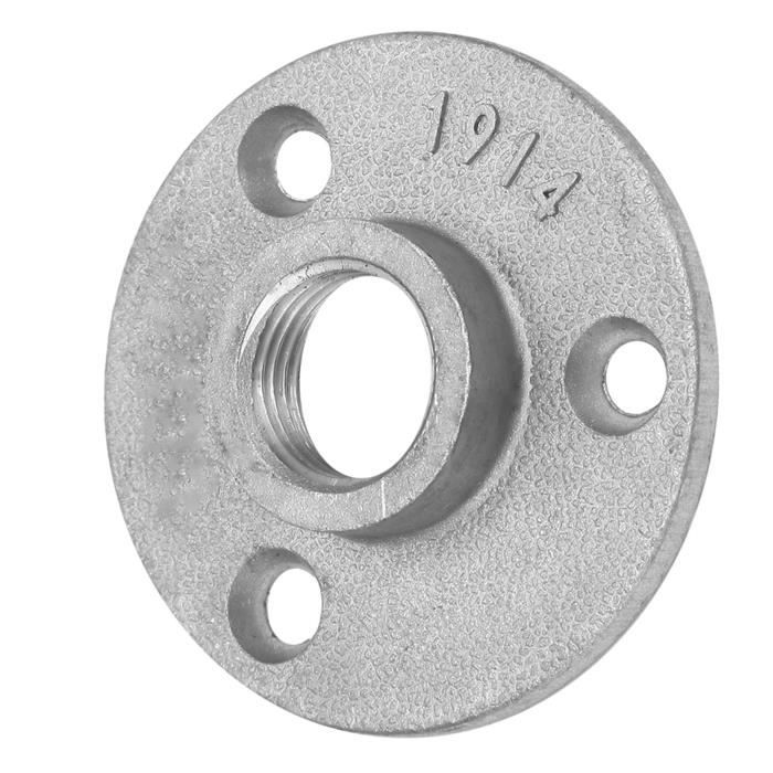 Base de tuyau de bride - DUOKON - Alliage/Fonte - 3 trous - 65mm DN15 ...