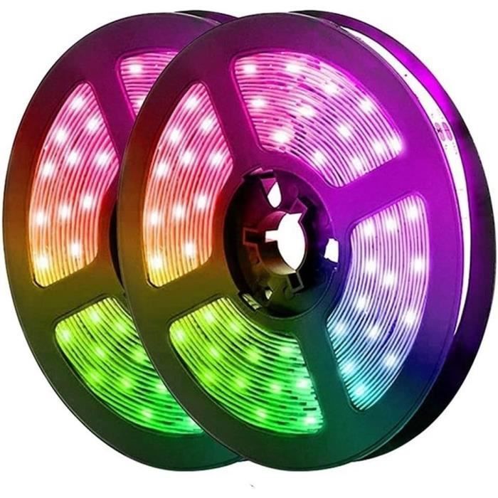 Led Strip Lumière Bande Led Lumières Wifi 5050 Dc 12V Table ...