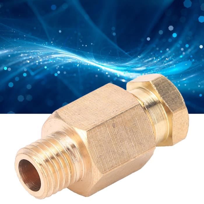 EJ.life Joint de tube droit Raccord en Laiton, Raccord de Tube Raccord ...