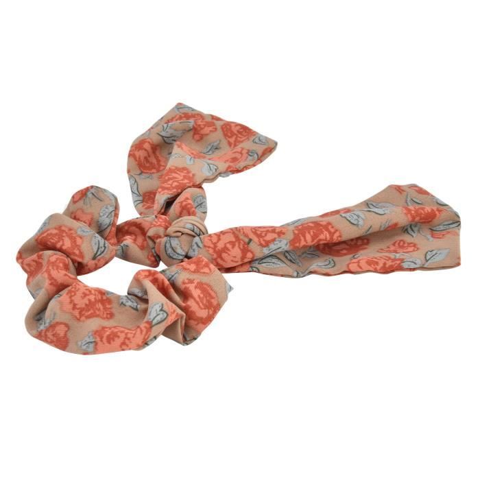 ESTINK Scrunchies d’écharpe de cheveux Chouchous à cheveux floraux ...