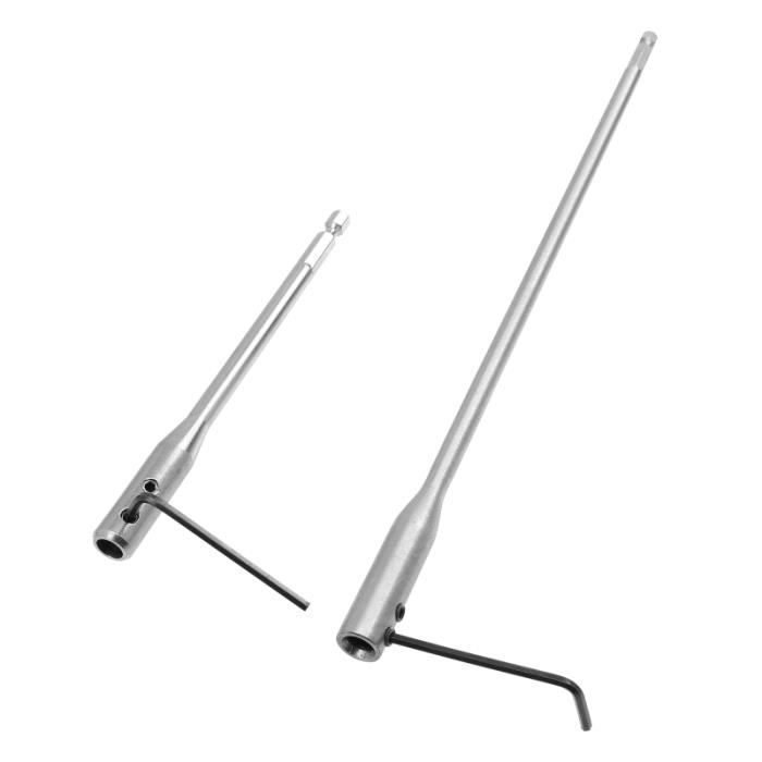 1 Définir la tige de rallonge de foret de foret fixer une tige une clé ...