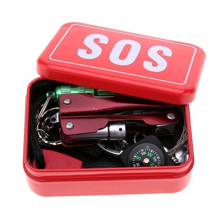 Kit de survie boîte survie d’urgence du train outil Kit coffret Self ...
