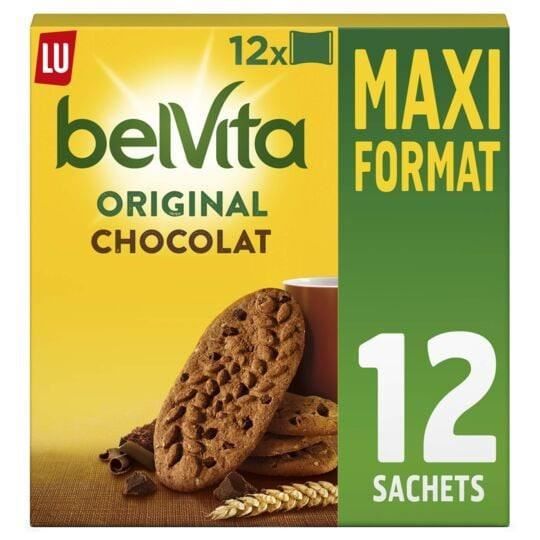 LOT DE 5 - LU - Belvita Original Chocolat Biscuits petit déjeuner ...