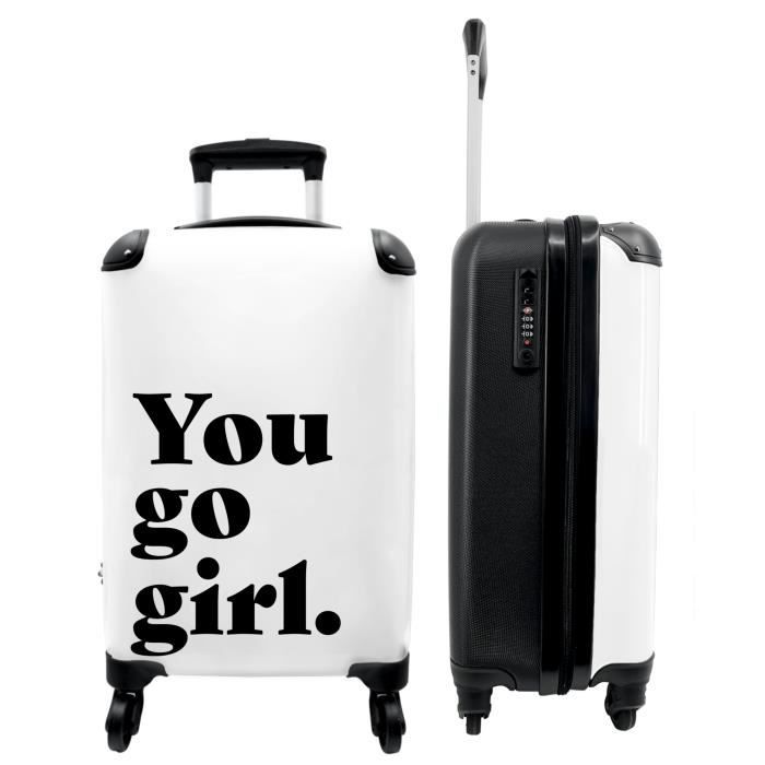 Valise NoBoringSuitcases.com® - Chariot à Bagages à Main Trolley Bagage ...