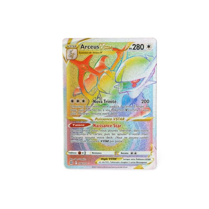 Carte Pokémon Arceus VSTAR 280 PV 176-172 EB09 - Stars Étincelantes ...