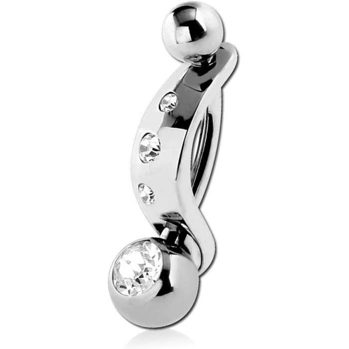 Viva-adorno Christina Z552 Piercing intime en acier chirurgical 316L ...