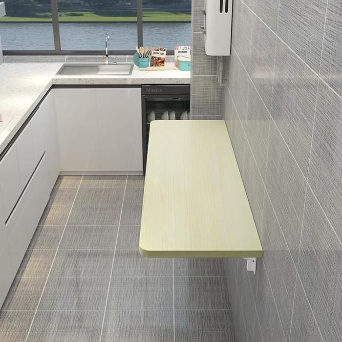 Bureau Rabattable, Table Murale Pliante, Table Murale Rabattable En ...
