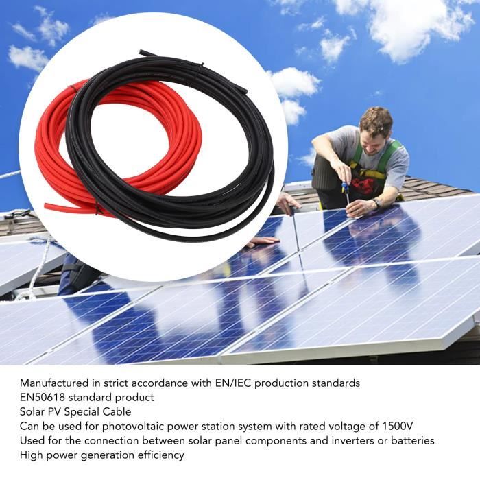 PAL Câble solaire photovoltaïque Câble solaire photovoltaïque en fil de ...