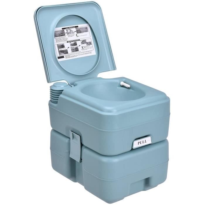 DREAMADE Siège de Toilettes WC Chimique Toilettes d’Appoint Mobile ...