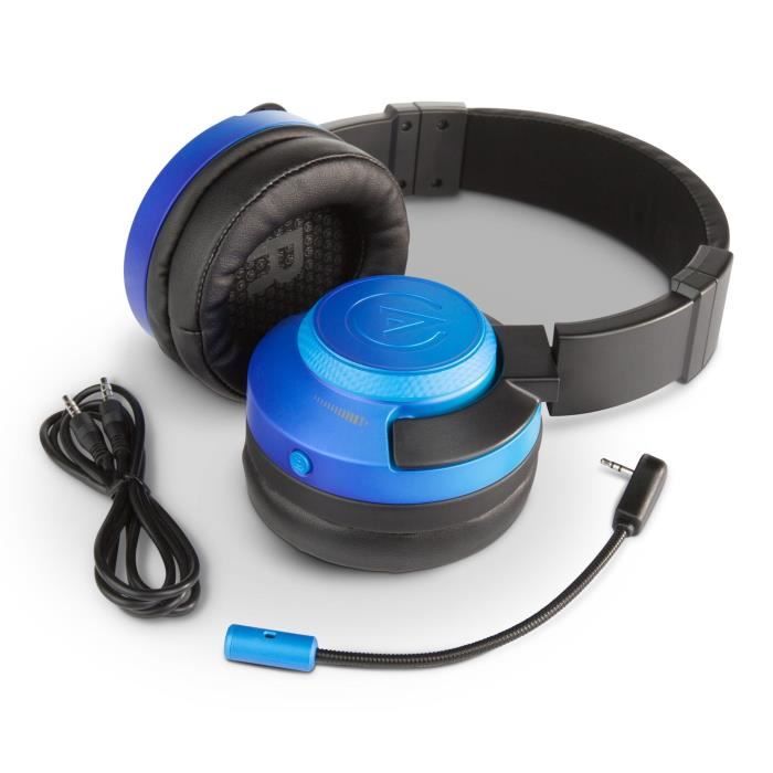 Casque filaire POWER A Fusion Sapphire - Micro-casque circum-aural avec ...