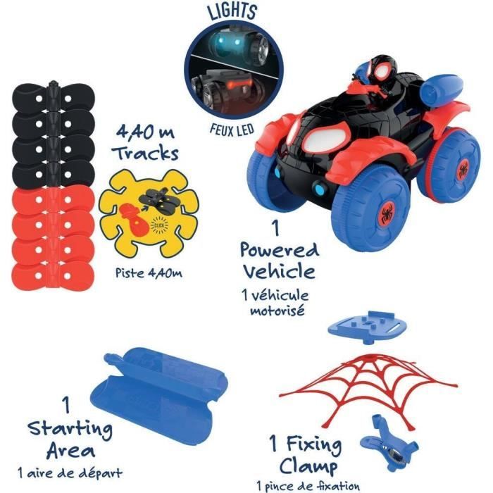 Smoby - Spidey FleXtreme Set Spin - 4m40 de Circuit de Voiture - 184 ...