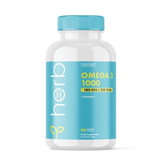 Oméga 3 1000 mg (EPA 180/ DHA 120) 90 Capsules Herb - Cdiscount Santé - Mieux vivre