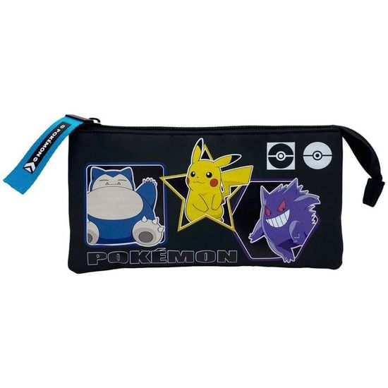 Trousse triple Cyp Brands Pokemon Geo noir - Cdiscount Bagagerie ...