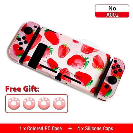5in1 A002 - Coque rigide colorée à motif de thème NS pour Console ...