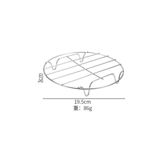 Cuiseur vapeur,Grille de cuisson à la vapeur en acier inoxydable 201, support à pied court ...