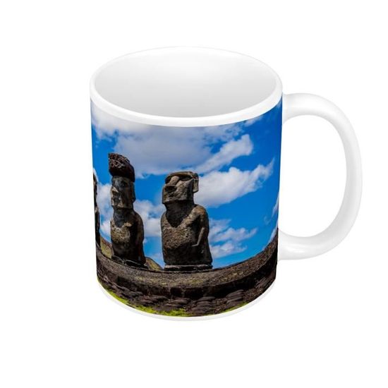 Mug Céramique Moai Ile De Paque Monument Chilie Histoire Patrimoine Cdiscount Puériculture