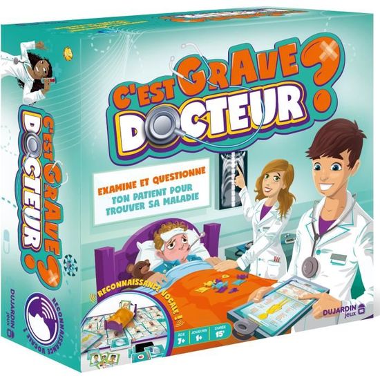 DUJARDIN - C’EST GRAVE DOCTEUR ? - jeu de société - Cdiscount Jeux - Jouets
