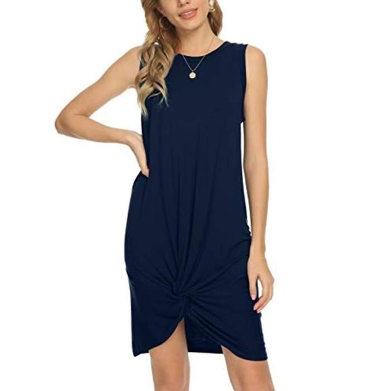Robe Suer sans manches gilet ini robe dégradé Sli débardeurs plage t ...
