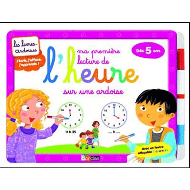 Ma première lecture de l'heure sur une ardoise - Cdiscount Librairie