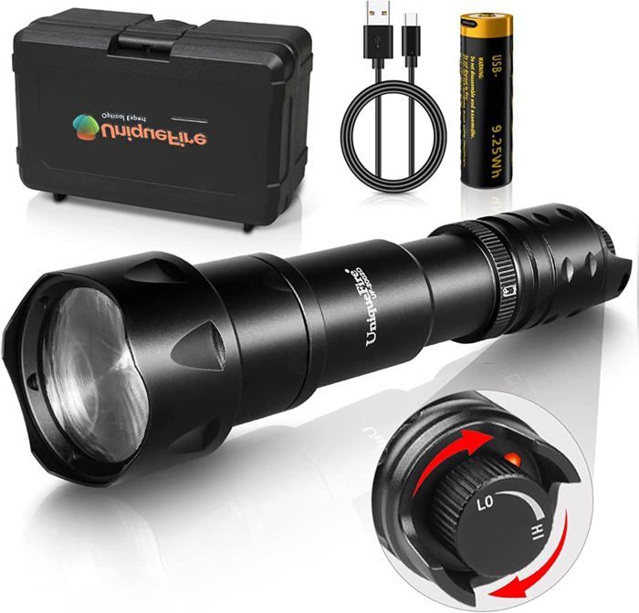 Lampe Torche Infrarouge 2002D 5W 940nm, pour Dispositifs de Vision ...