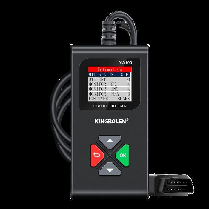 Scanner OBD2 - YA100 - Diagnostic Auto - Écran couleur 1,8'' - Plug and Play - Large couverture ...