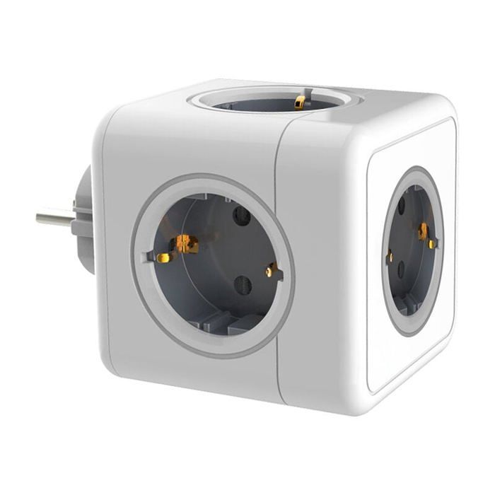 Multiprise Murale Cube 5 en 1 Bloc Prise Secteur Multiple avec 5 Sortie ...