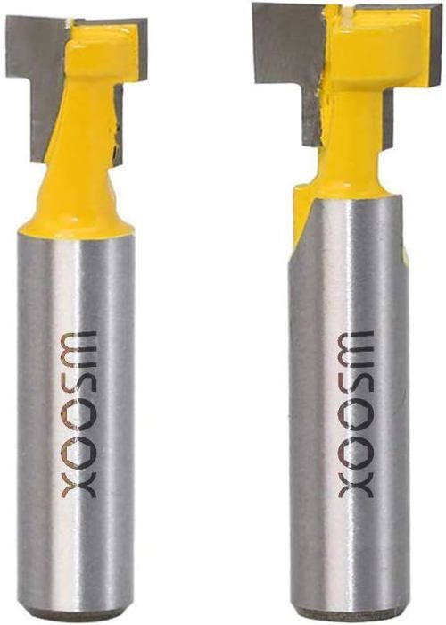 8mm T-Track Routeur à Rainure en T Forme Routeur Bits, Fraise en Rainure en T avec Lame Fraises ...