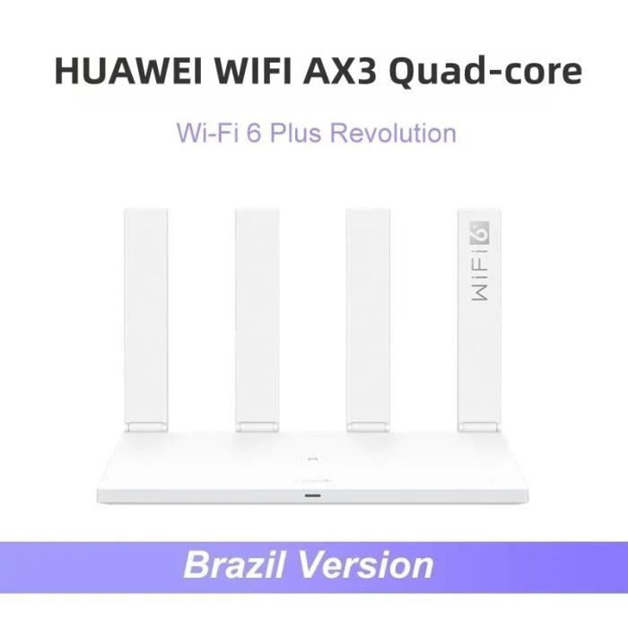 WS7200 Br Verison - Huawei-Routeur WiFi AX3 6 Plus, 3000Mbps, 4 ...