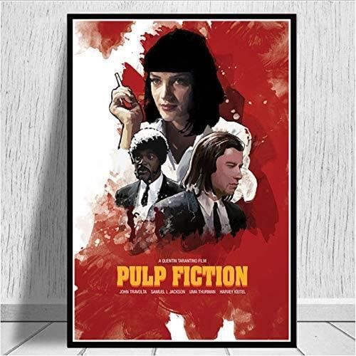Pulp Fiction Fight Club Vintage Classic Movie Poster and Prints Art ...