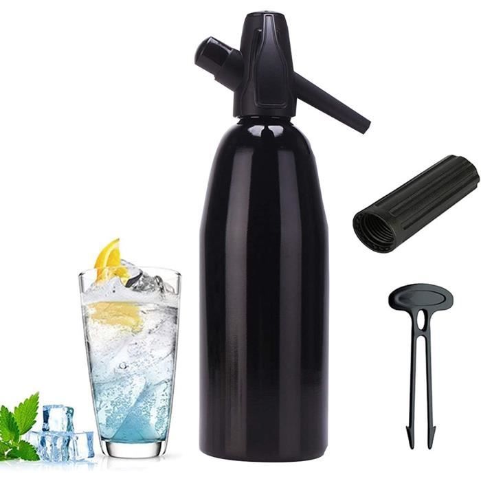 1L Soda Siphon Siphon Maker Aluminium Soda Siphon Bouteille Manuel Soda ...