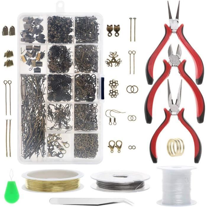 Kit de démarrage pour fabrication de bijoux, outils de réparation ... Kit de démarrage pour fabrication de bijoux, outils de réparation ...