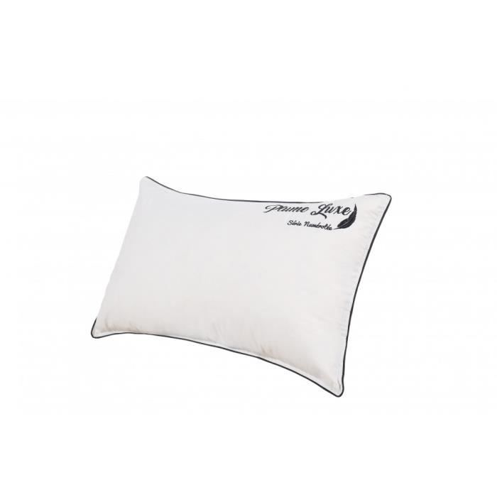 Oreiller Soft Plume 30x50cm |100% Plumes | Coutil en coton| Maintien ...