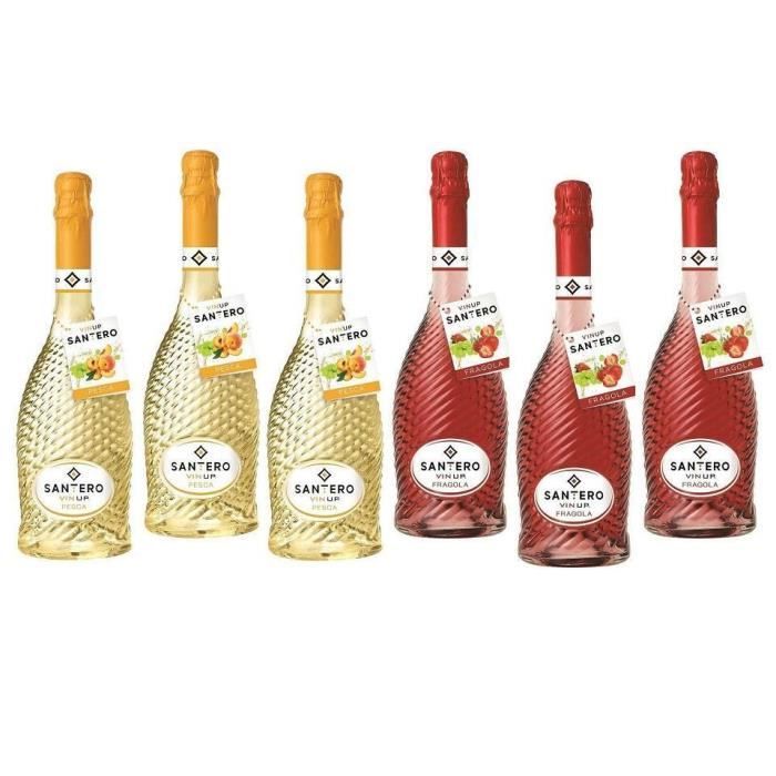 VODKA SANTERO PACK VIN UP 3 PA'CHE 3 FRAISE 75 CL - La cave Cdiscount
