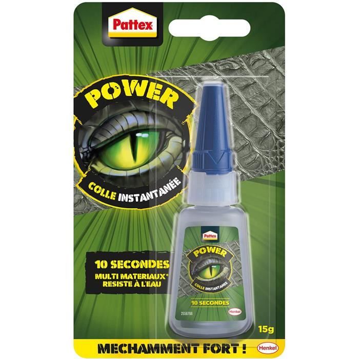 Power Colle Instantanée, colle forte pour les collages et réparations ...