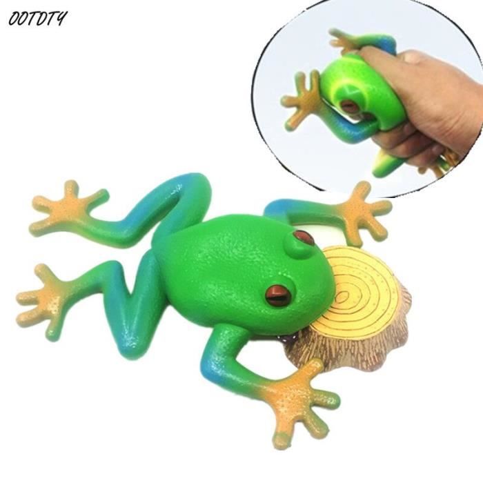 CRAZE Soft Big Green Frog Antistress Ball Play Joke Gag Toy Squeezed ...
