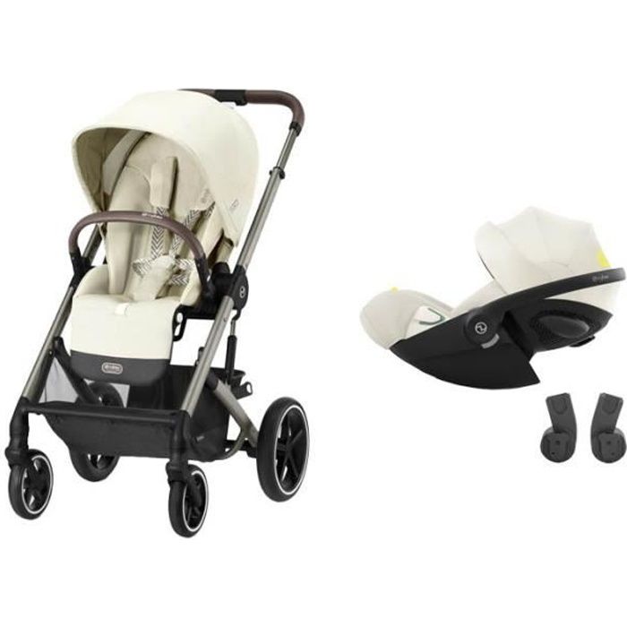 CYBEX - Poussette DUO BALIOS S Lux TPE Seashell Beige + Cloud G Plus ...