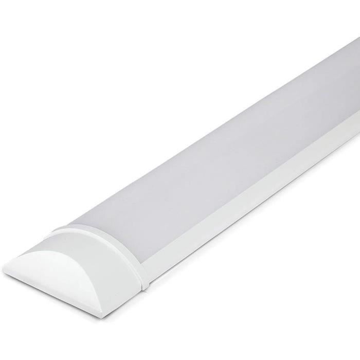 Lot De 4 Réglette Led 120Cm 40W Tube Intégré 3000K Blanc Chaud 4800Lm ...