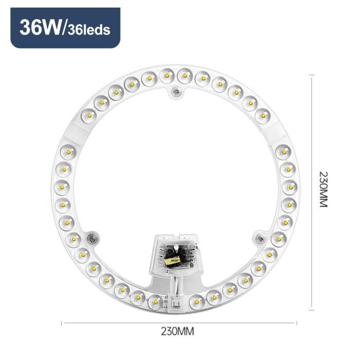 PLAFONNIER,36w Neutral Light Panneau de panneau LED de remplacement pour plafonnier lampe ...