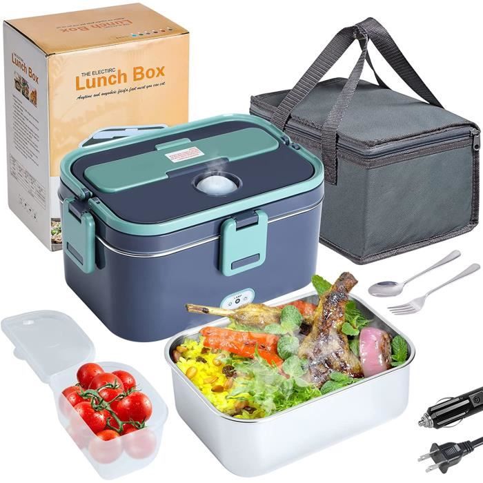 1,8L Boîte à Lunch électrique 60W Lunch Box Chauffante 12V/24V pour ...