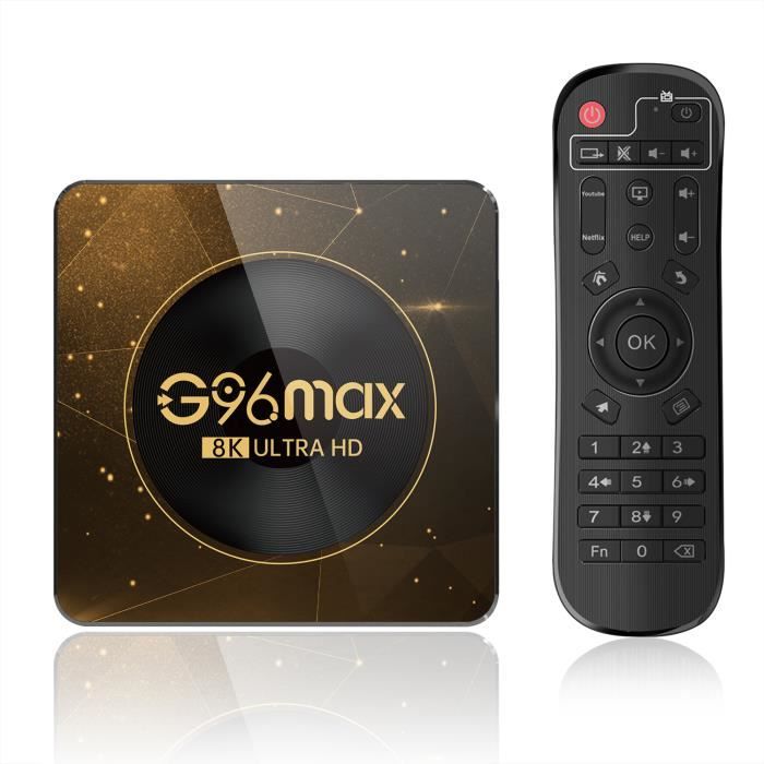 Smart TV Box 2+16 Go Lecteur Multimédia 8K Android 13- 2.4G/5G WIFI double bande Smart WiFi ...