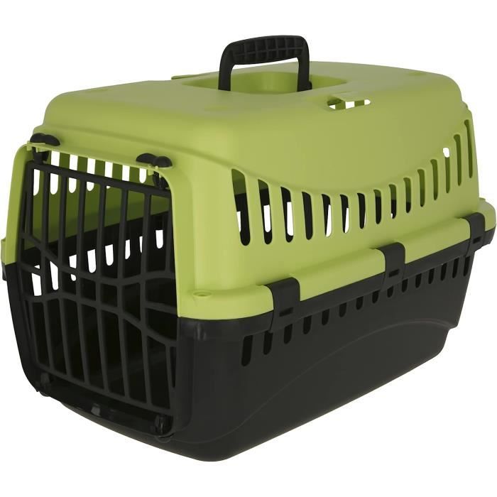 KERBL Box de Transport Expédition pour Chiens 45 X 30 X 30 cm Vert-Gris ...