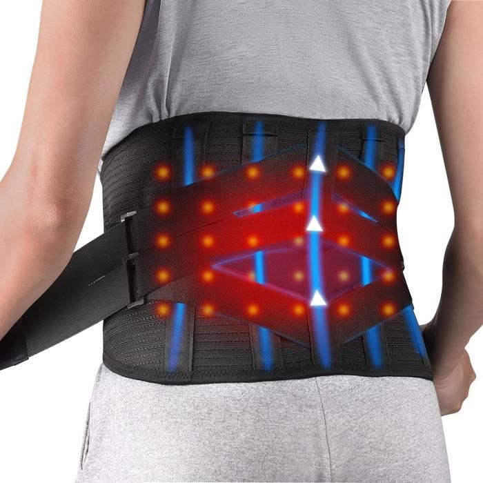 HONGJING Ceinture de compression sans fil avec coussin chauffant pour ...