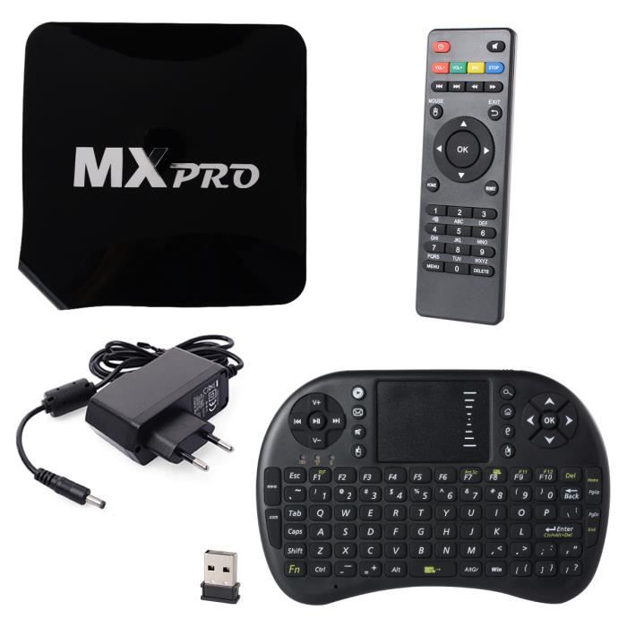 XCSOURCE® MX TV Box Quad Core intelligent Android 8GB Lecteur XBMC WIFI ...