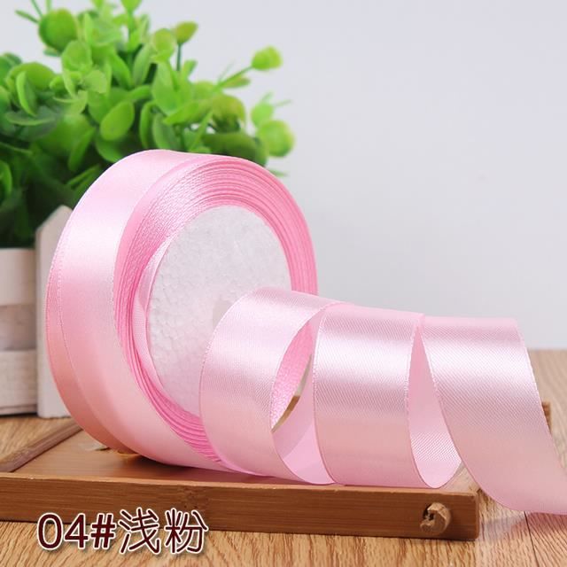 Ruban,Light Pink-40mm--Rouleau De Ruban En Satin De Soie Bleu Royal, 6 ...